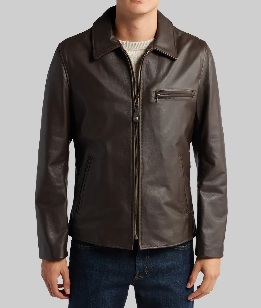 Mission Impossible 8 Tom Cruise Brown Leather Jacket | NYC Jackets