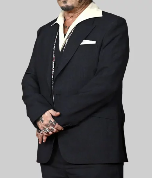 Rome Film Festival Johnny Depp Navy Blue Blazer | NYC Jackets