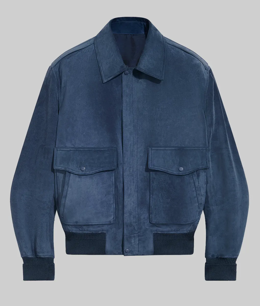 Squid Game S2 Premiere Lee Jung Jae A2 Suede Jacket | NYC Jackets