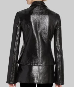 Suki Waterhouse Black Leather Jacket | NYC Jackets