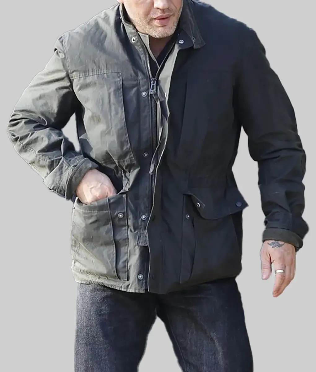 Tom Hardy Black Cotton Jacket | NYC Jackets