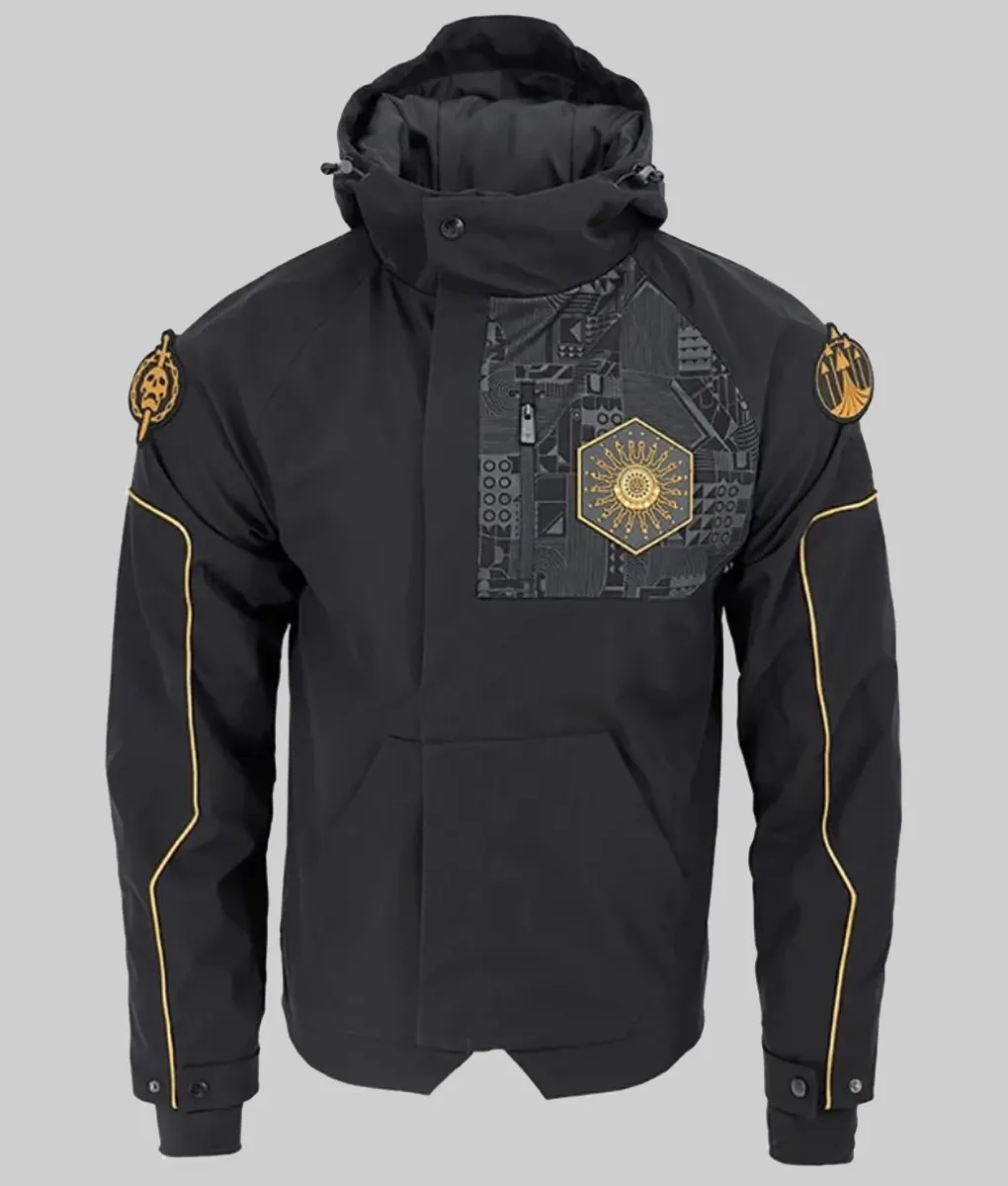 Destiny 2 The Final Shape Raid Black Hooded Jacket | NYC Jackets