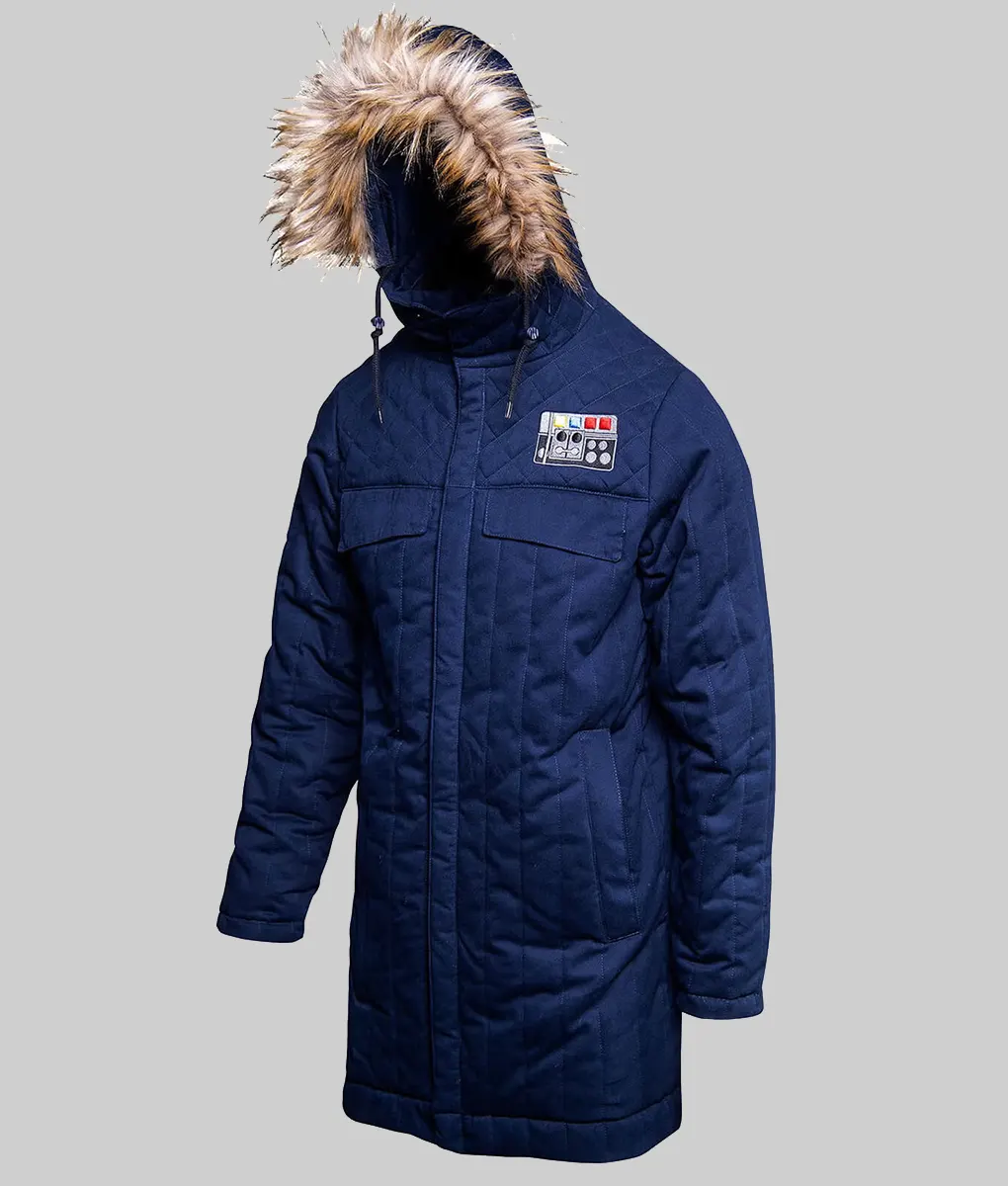 Han Solo Blue Quilted Parka Jacket | NYC Jackets