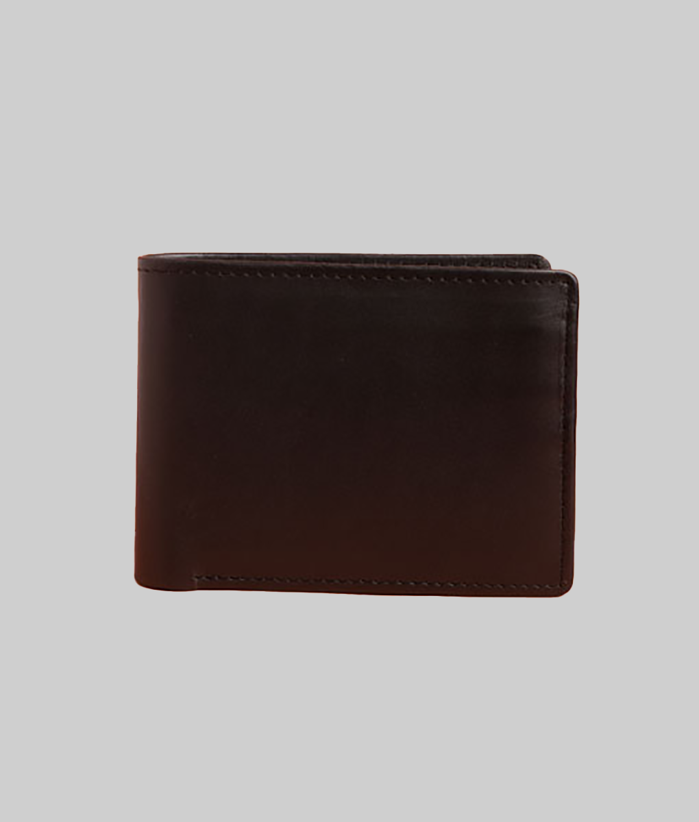 Jared Men's Black Card Holder Leather Wallet | NYC Jackets
