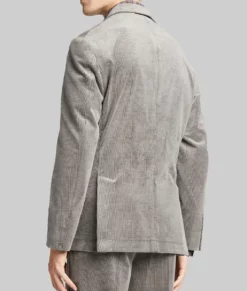 Keanu Reeves Grey Corduroy Blazer | NYC Jackets