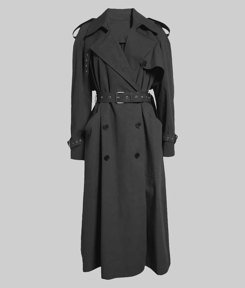 Sarah Jessica Parker Dark Grey Trench Coat | NYC Jackets