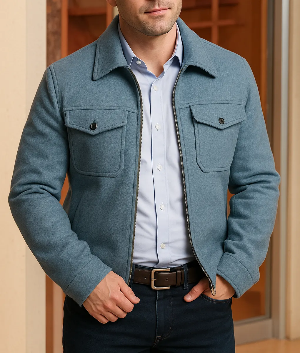 Found Season 2 Brett Dalton (Mark Trent) Blue Jacket | NYC Jackets