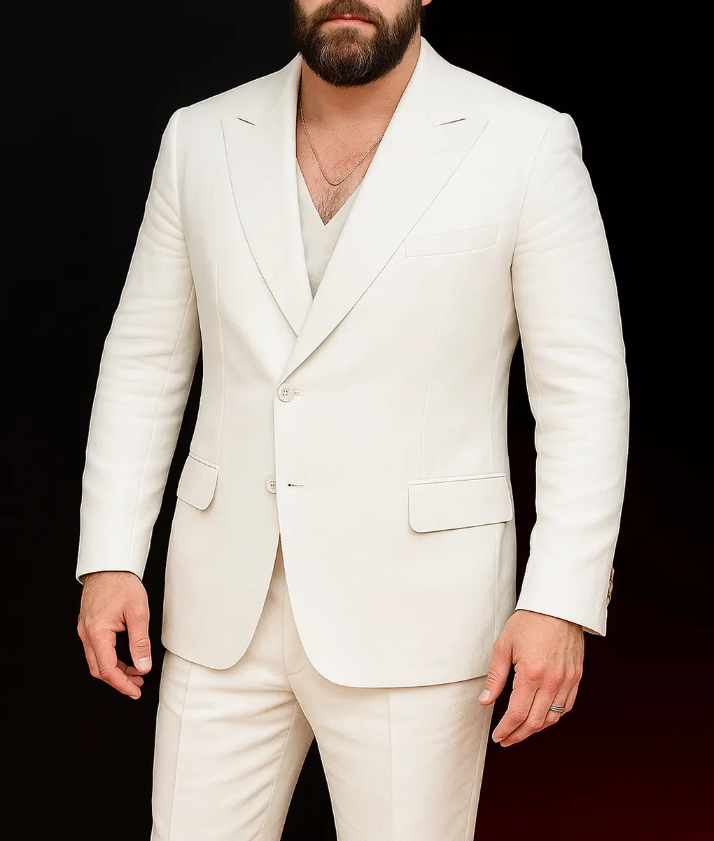 Cannes Film Festival Jason Momoa White Suit | NYC Jackets