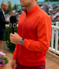 Novak Djokovic Orange Track Jacket | NYC Jackets