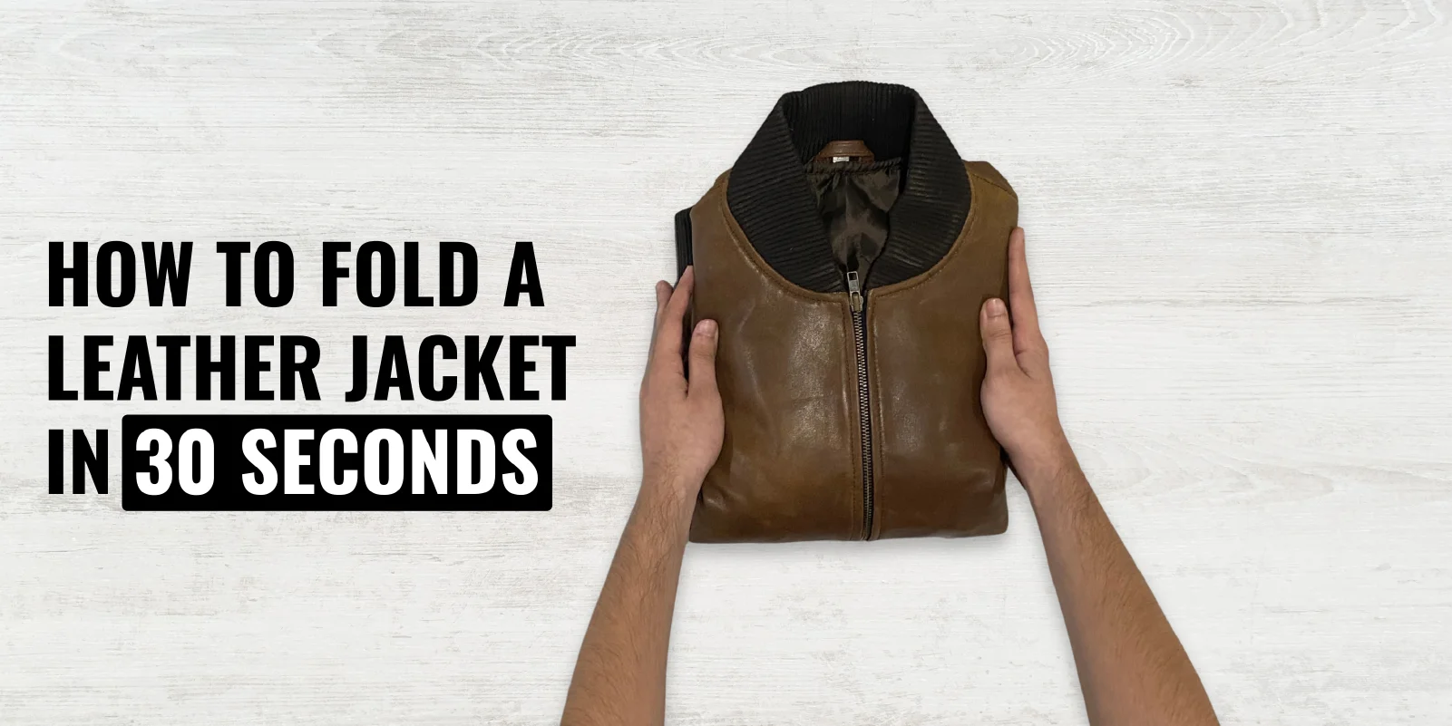 How to Fold a Jacket Like a Pro