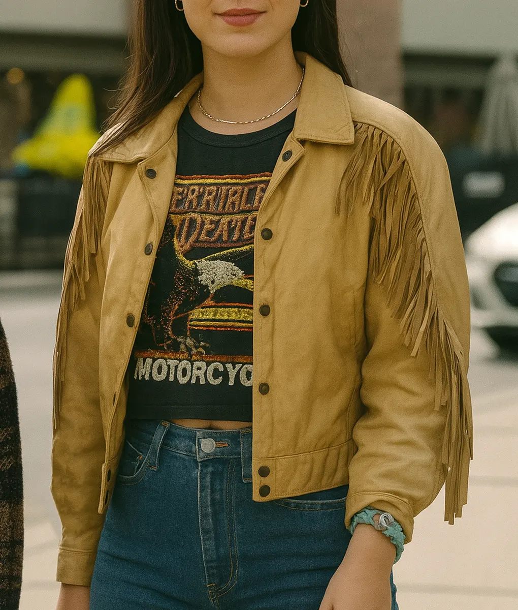 Ransom Canyon Marianly Tejada Cotton Fringe Jacket | NYC Jackets