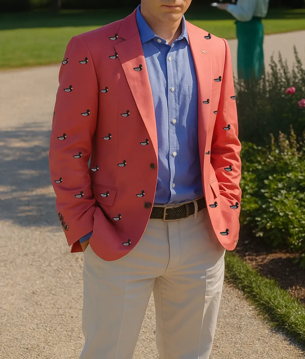 Sirens Glenn Howerton (Ethan Corbin) Pink Blazer | NYC Jackets
