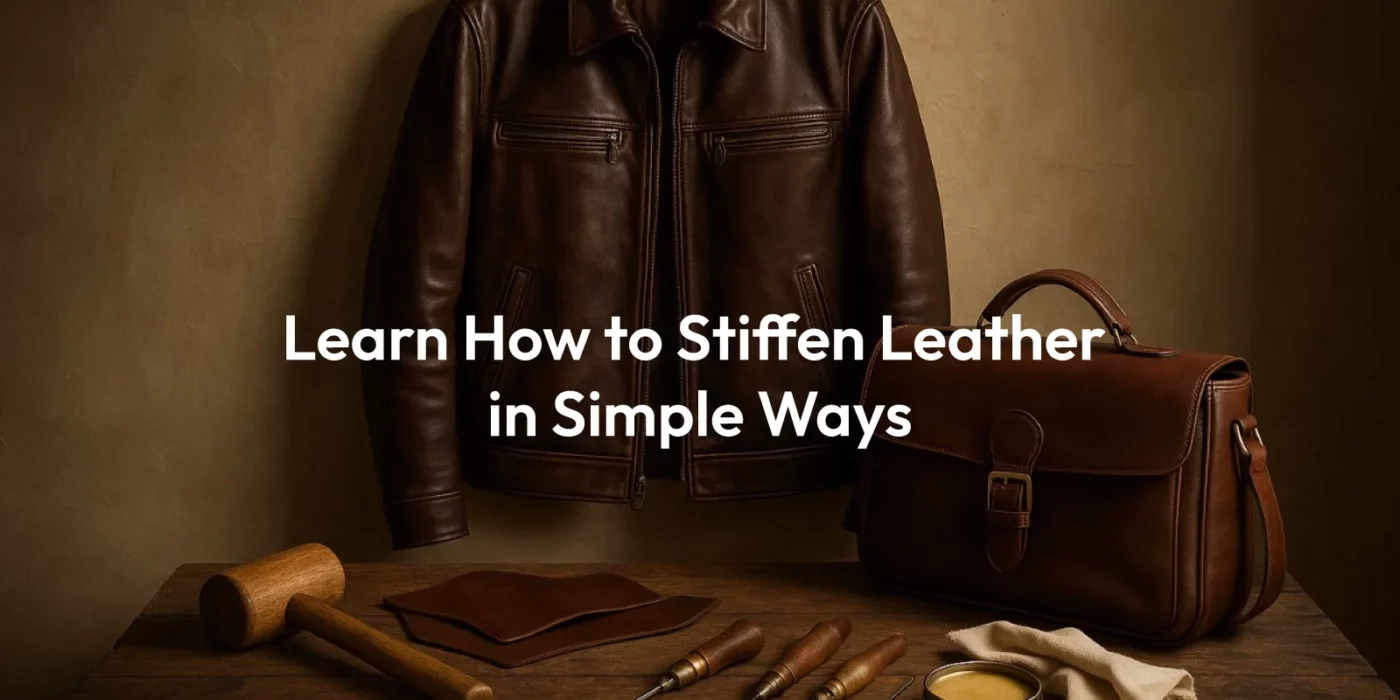 Learn How to Stiffen Leather in Simple Ways