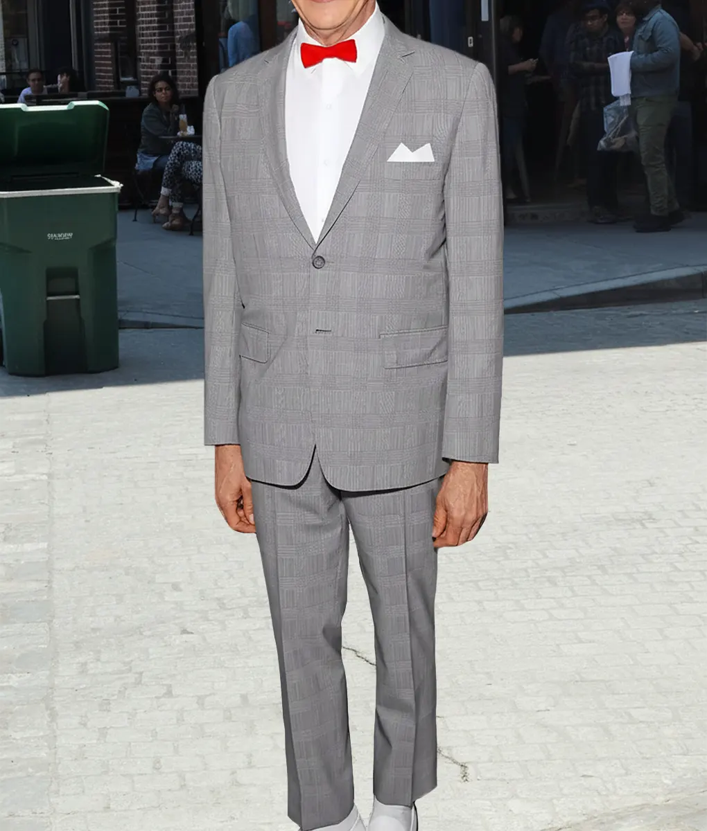 Paul Reubens Pee-wee's Big Adventure Pee Wee Herman Grey Suit