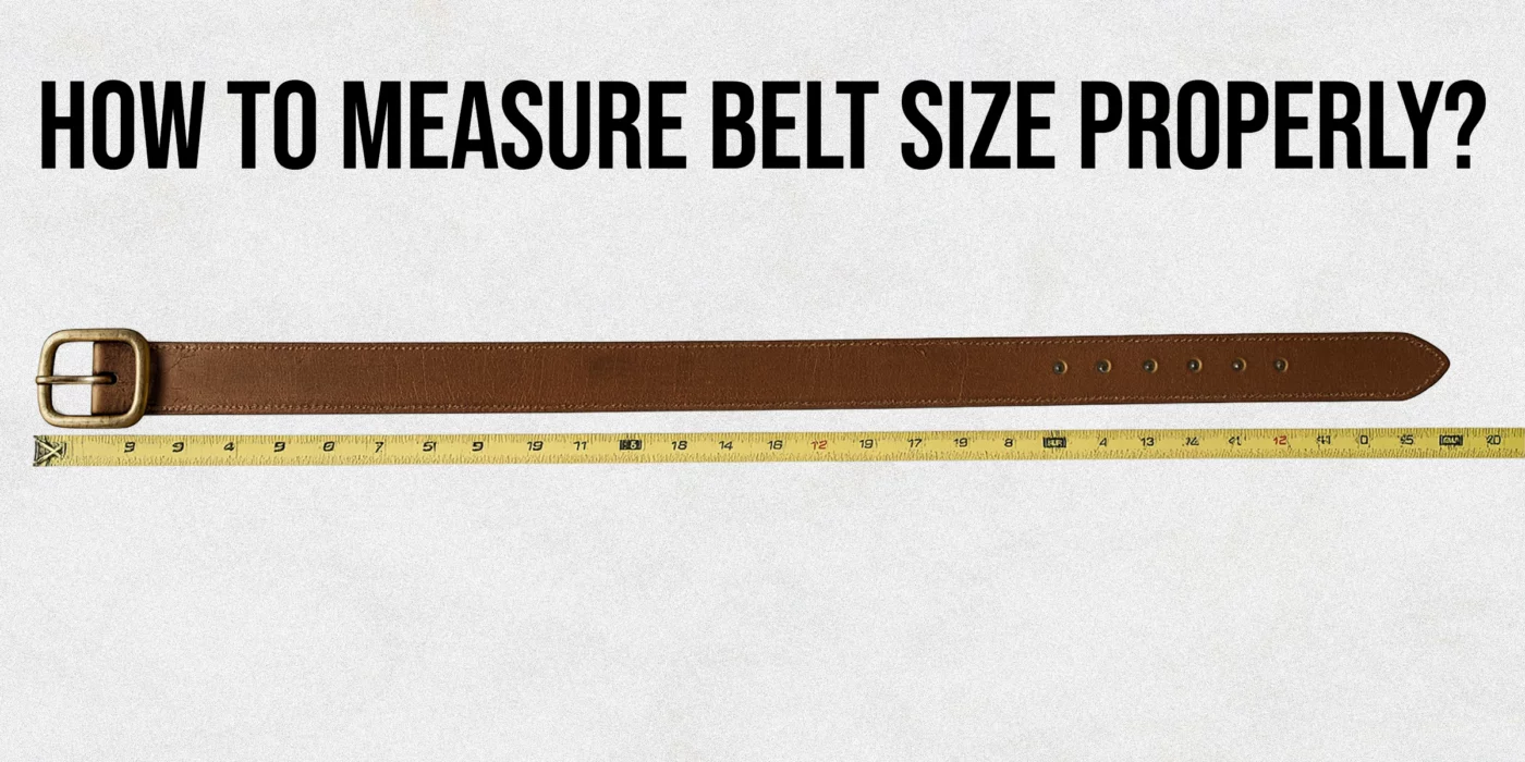 How to Measure Belt Size Properly