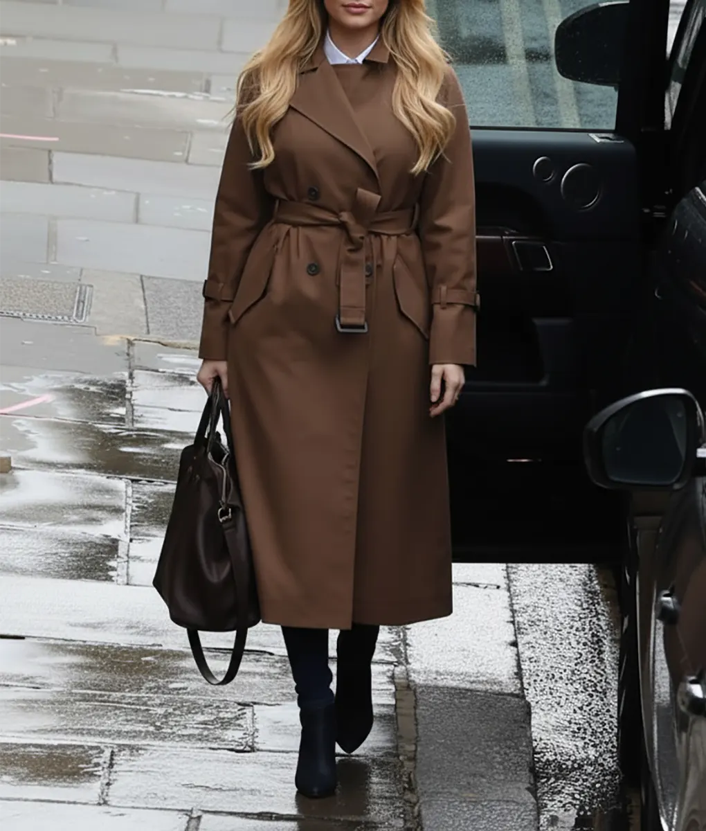 Kristin Scott Thomas Slow Horses S05 Diana Taverner Trench Coat | NYC ...