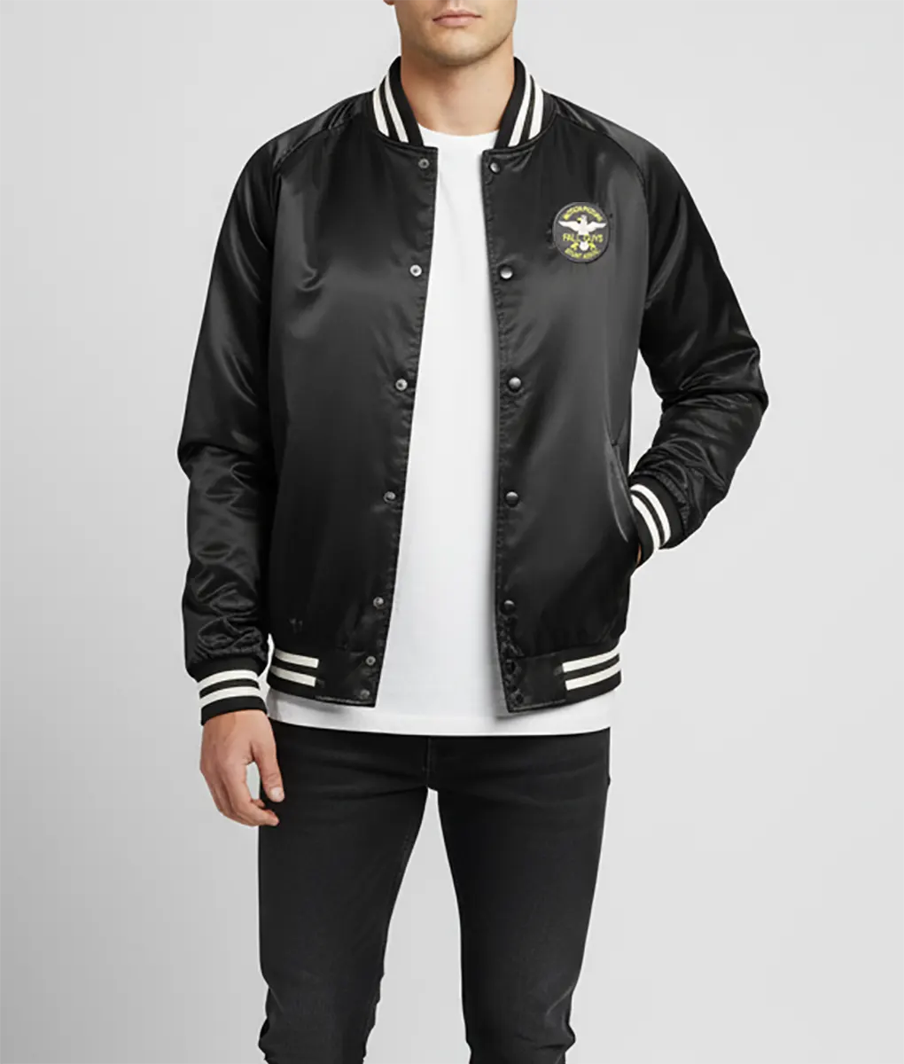The Fall Guy Black Varsity Jacket | NYC Jackets