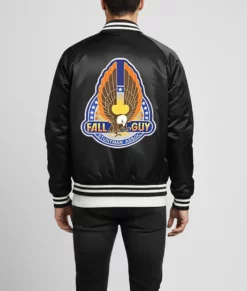 The Fall Guy Black Varsity Jacket | NYC Jackets