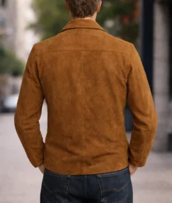 The Adventures Of Cliff Booth Brad Pitt (Cliff Booth) Brown Jacket ...