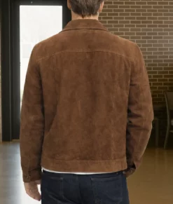 The Adventures Of Cliff Booth Brad Pitt (Cliff Booth) Suede Jacket ...