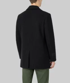 1957 Vintage NYPD Choker Black Pea Coat | NYC Jackets